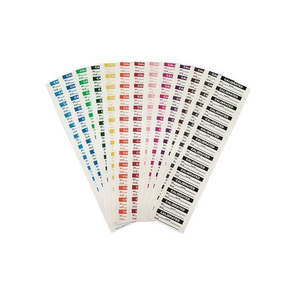 Stranco Calibration Label Color Pack,ENG,PK182 TC1-COLOR-PACK - Walmart.com