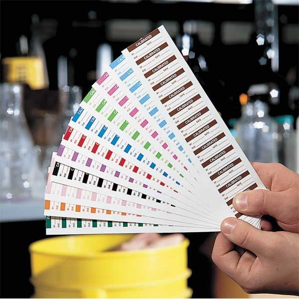Stranco Calibration Label Color Pack,ENG,PK182 TCSL2-COLOR-PAC ...