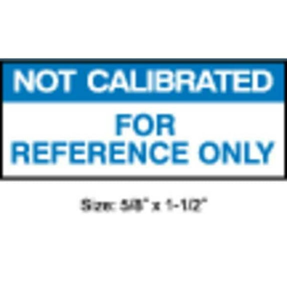 Stranco Calibration Label,ENG,Blue/White,PK350 TC-90002 - Walmart.com