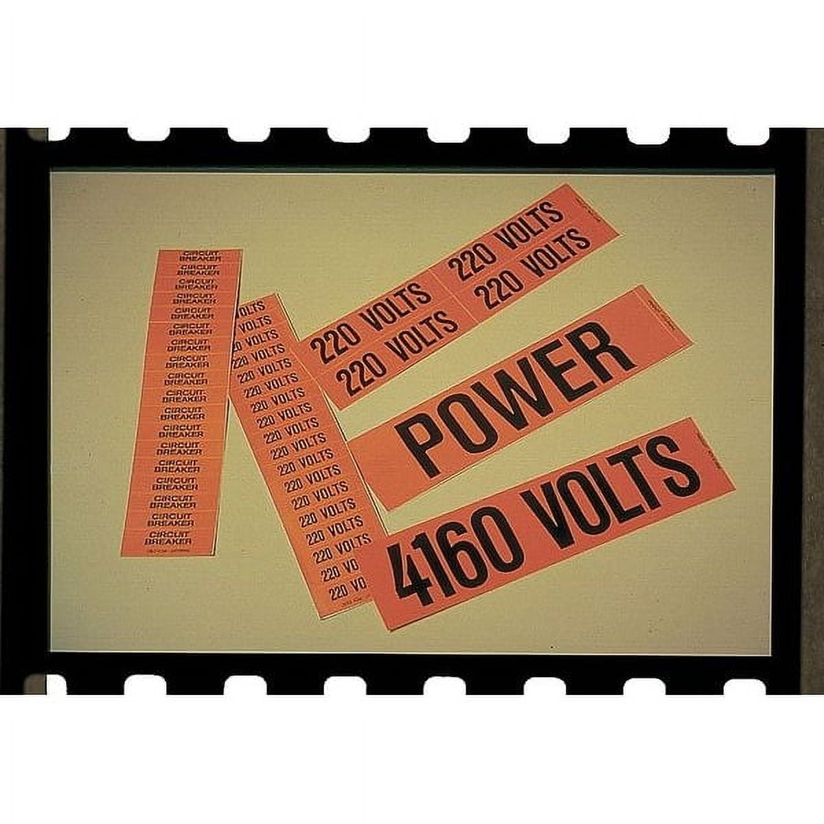 Stranco Conduit/Voltage Marker,240 Volts,PK5 CVC-1048-PK - Walmart.com