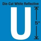 Stranco Dwr-5-U-5 Die-Cut Reflective Letter Label, U,Pk5 - Walmart.com