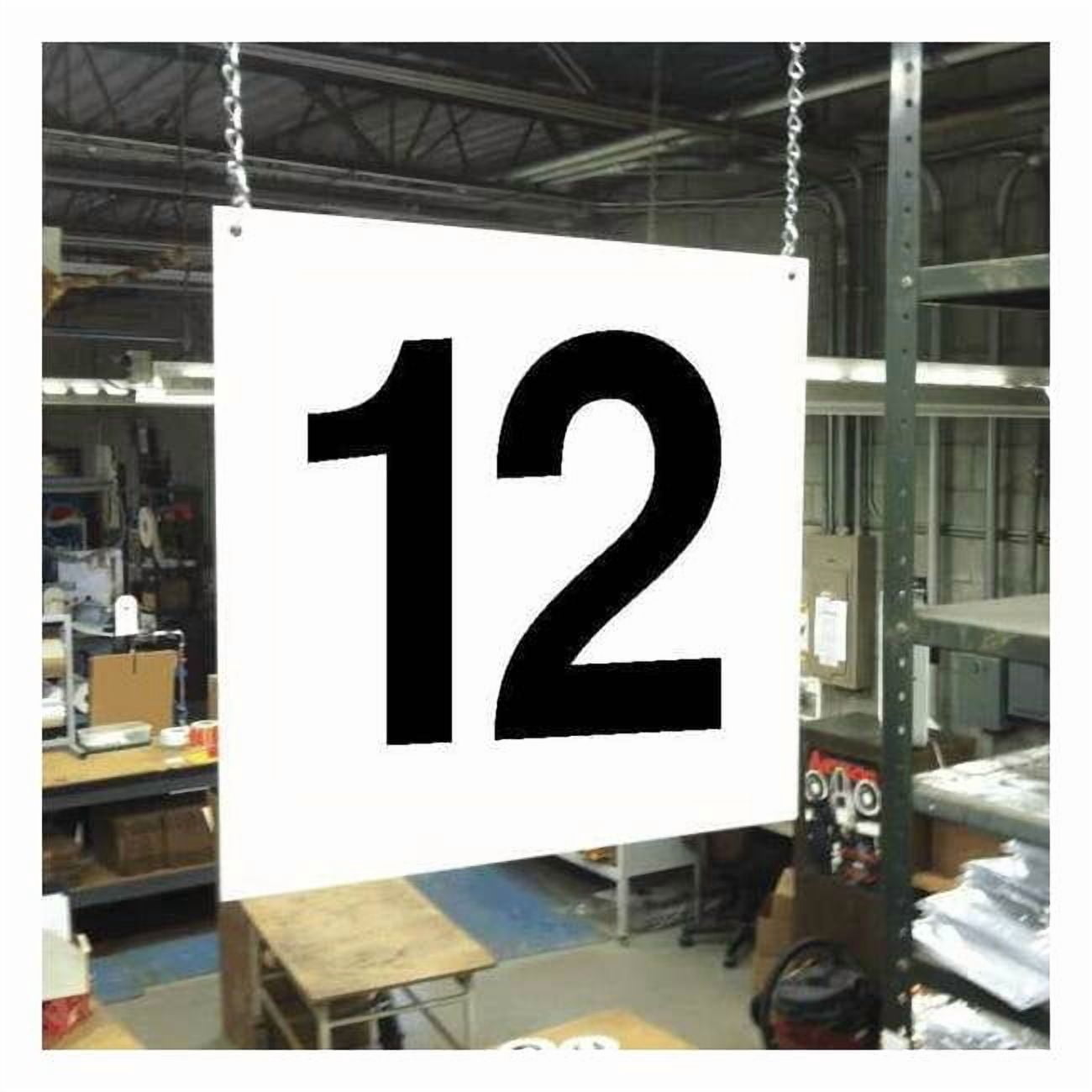 Hanging Aisle Sign, 12 in Height, 12 in Width, PVC Board HPS-FS1212-12 ...
