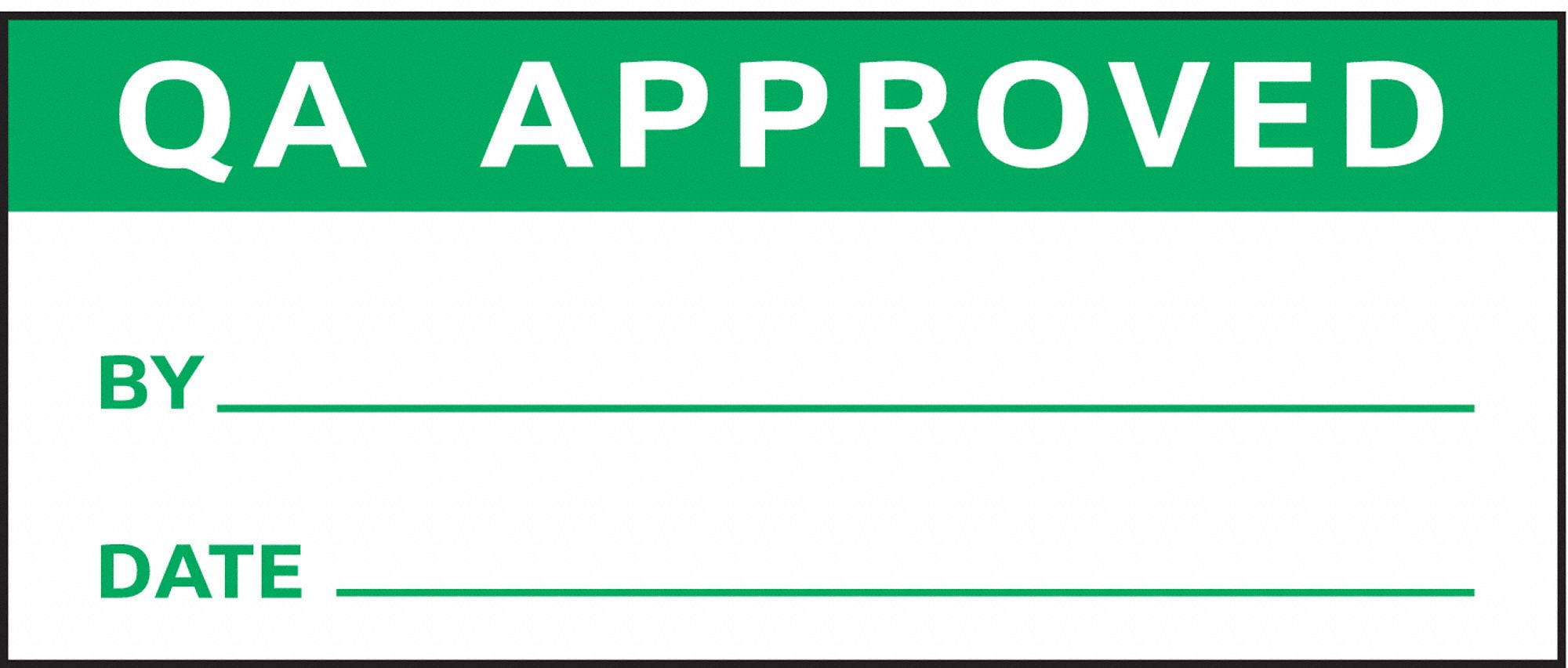 Stranco Inspection Label,English,Quality,PK350 TC-21011 - Walmart.com