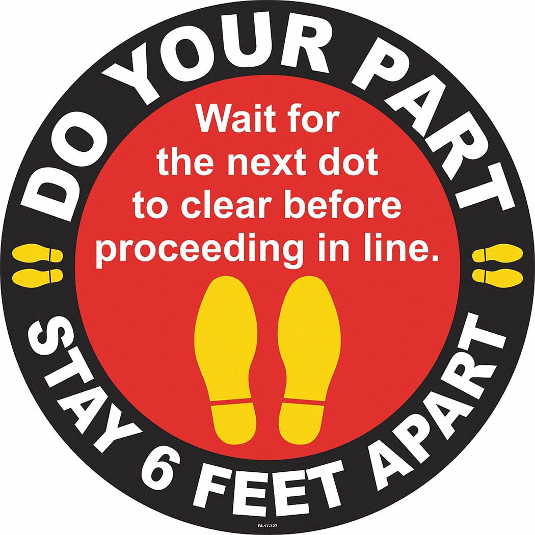 Stranco Safety Sign,17"H,17"W,Vinyl,Circle FS-17-727 - Walmart.com