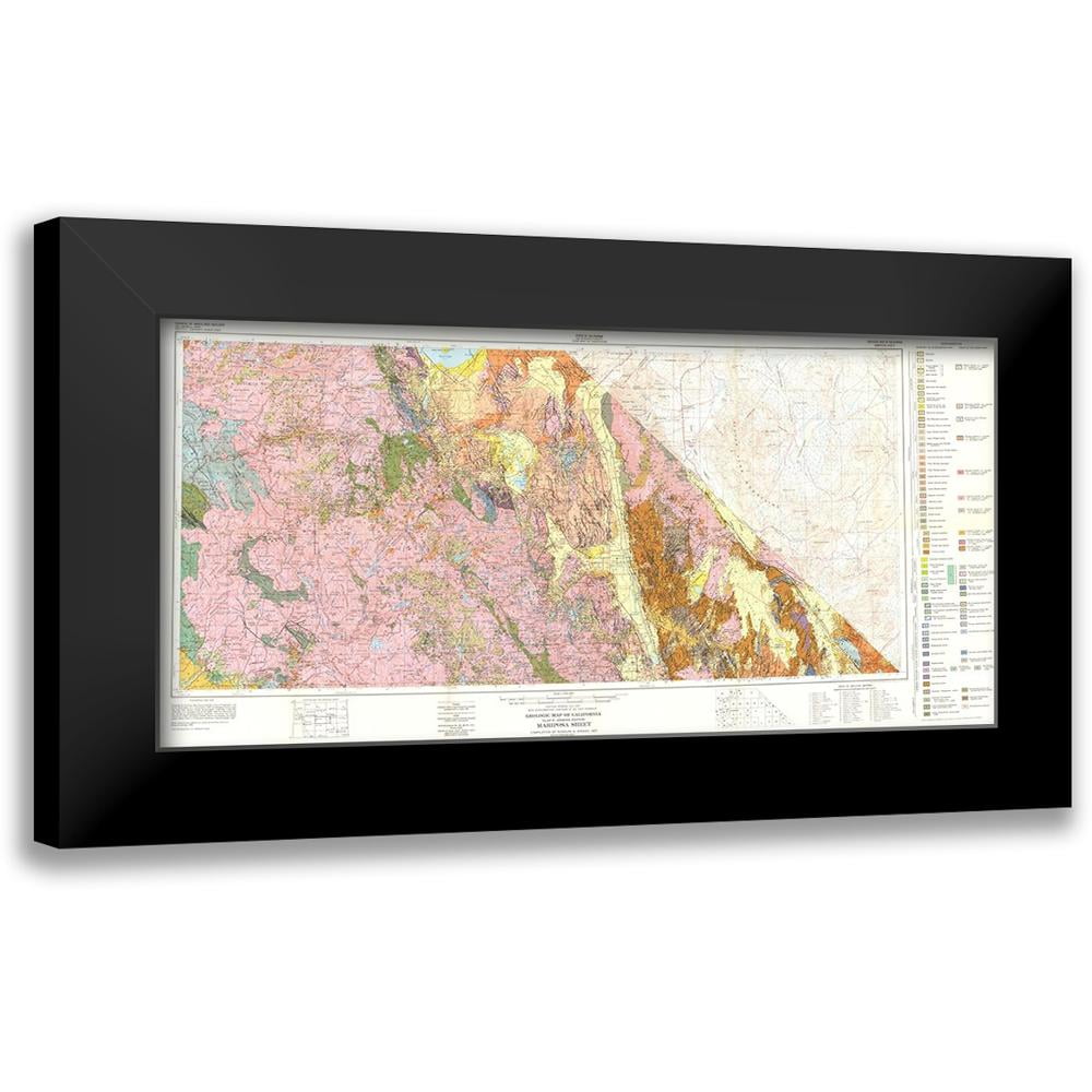 Strand 18x11 Black Modern Framed Museum Art Print Titled - Mariposa ...
