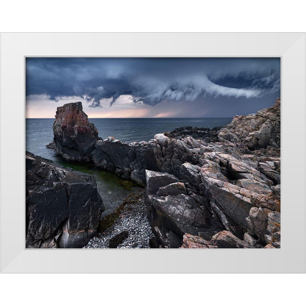 Strand, Hans 24x19 White Modern Wood Framed Museum Art Print Titled ...