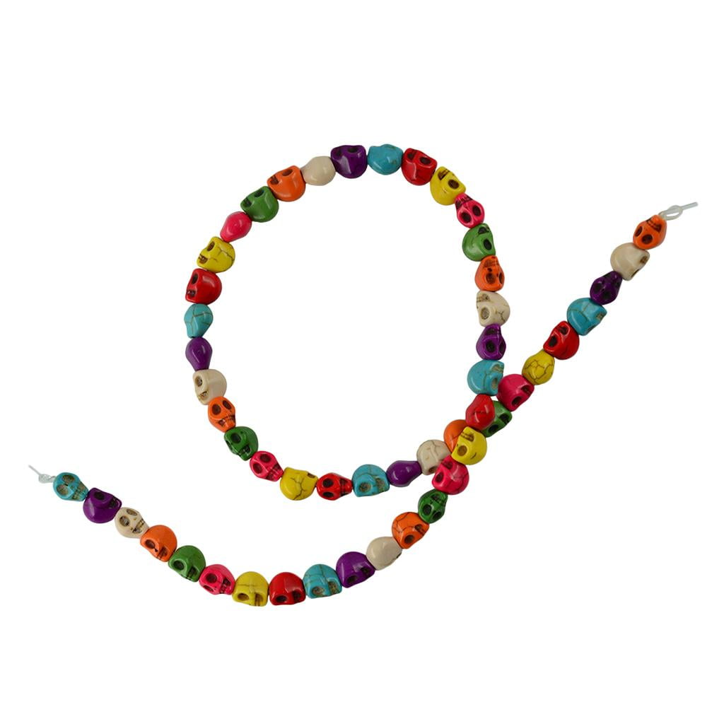 Strand of 52Pcs 6x8mm Turquoise Gemstone Beads Jewelry Spacer Bead ...