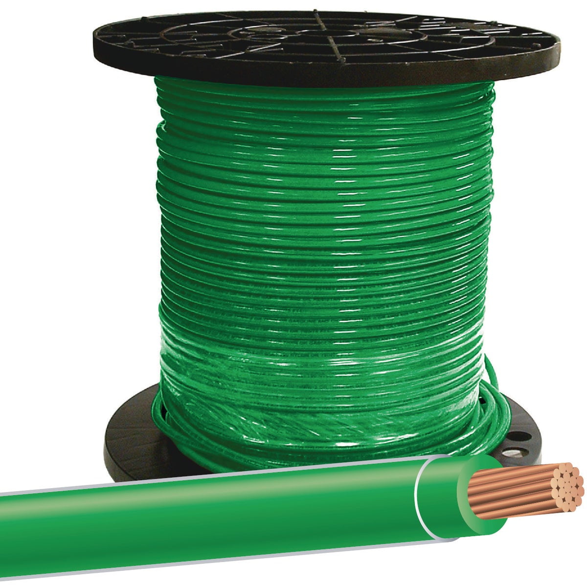 Stranded Single Building Wire, 8 AWG, 500', 30 mil THHN Southwire ...