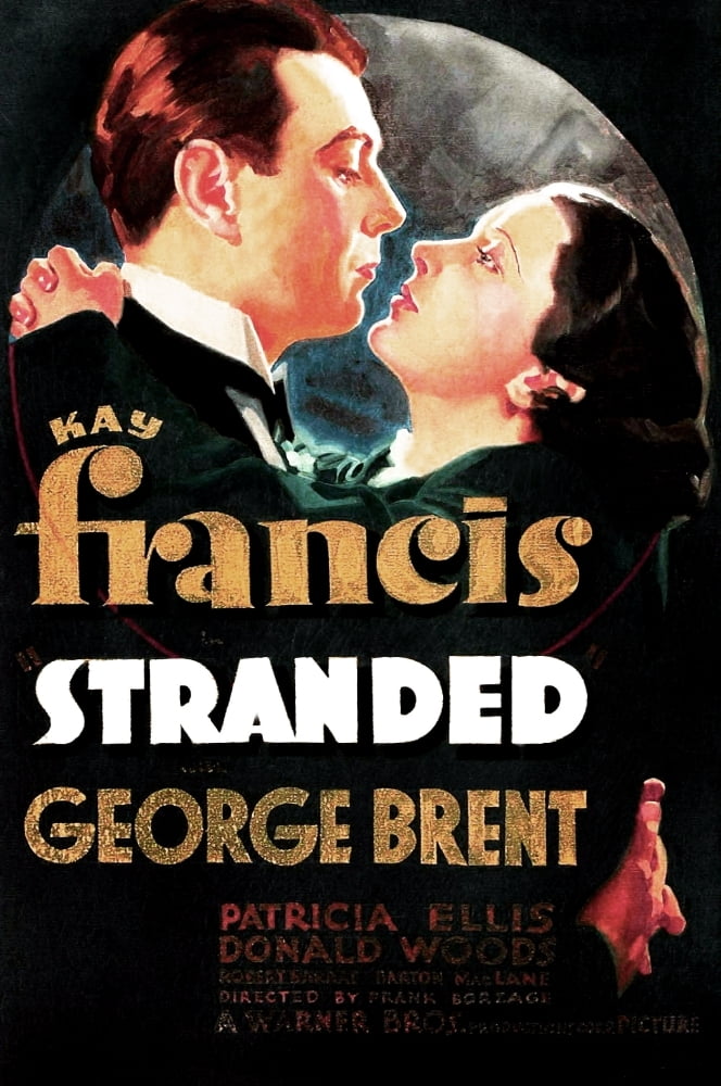 Stranded Us Poster Art From Left: George Brent Kay Francis 1935 Movie ...