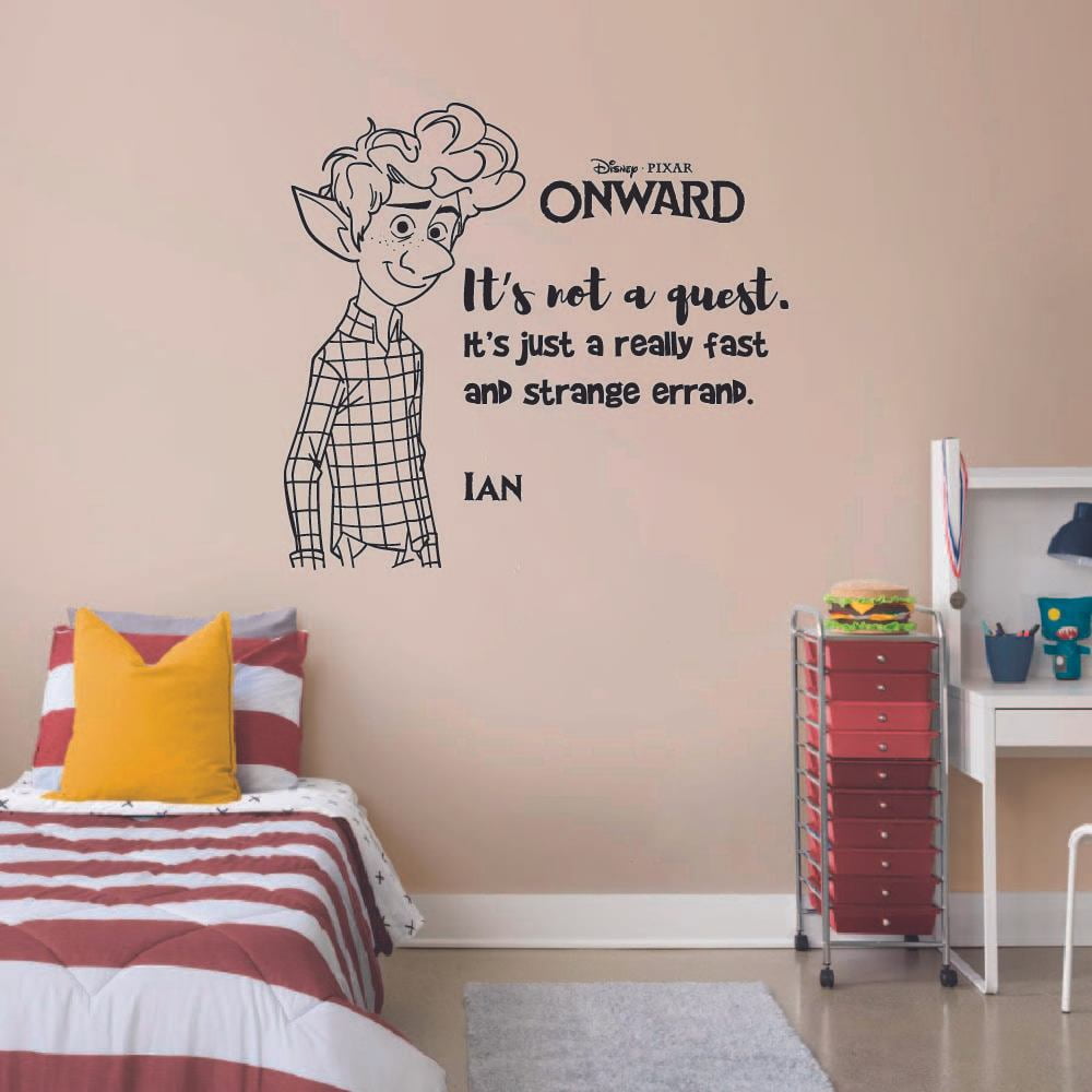Strange Errand Ian Quote Onward Movie Disney Child Cartoon Wall Sticker ...