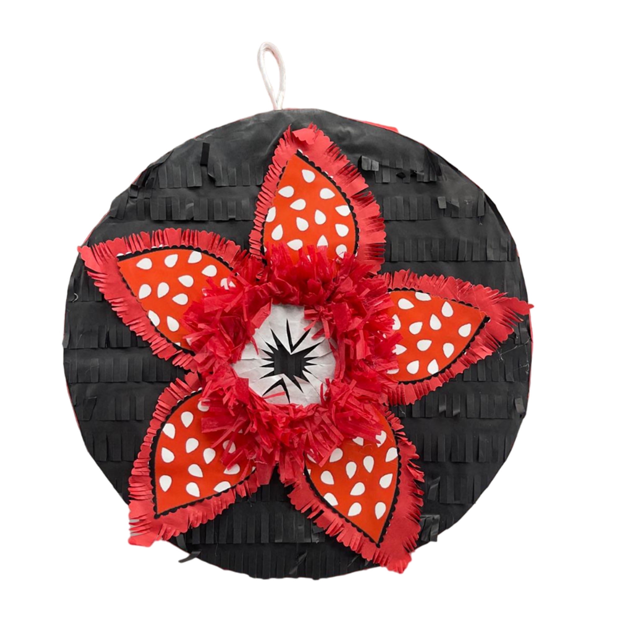 APINATA4U Vivid Red Ghost Flower Pinata - Perfect for Strange Theme ...