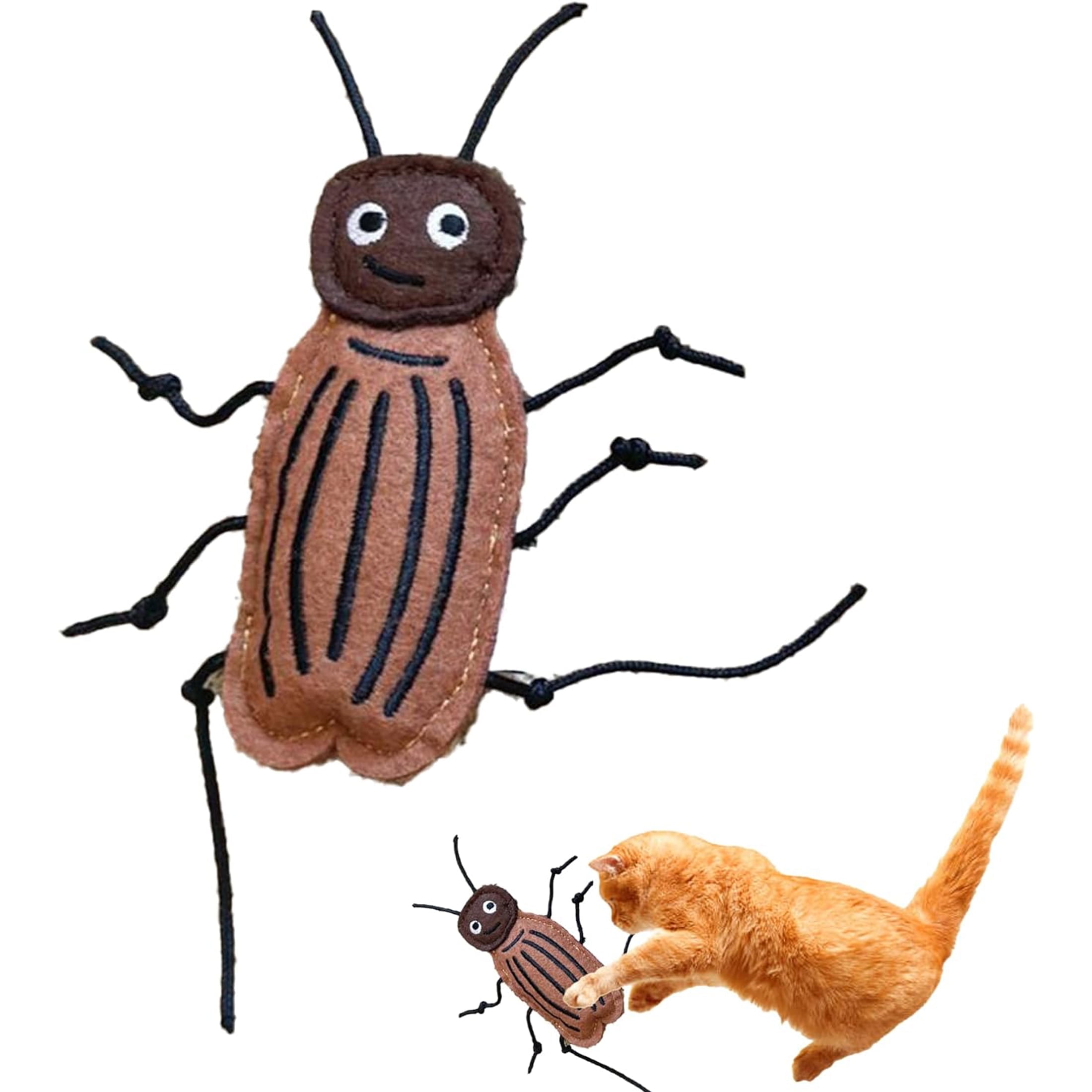 Strange Insect Series Catnip Cat Toys for Cats, Felt Catnip Toy, Lovely ...