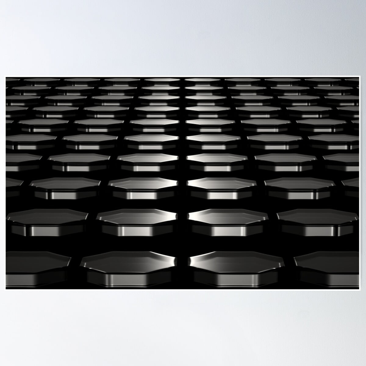 Strange Landscape Of Octagonal Glass Stepping Stones - Probably In An ...