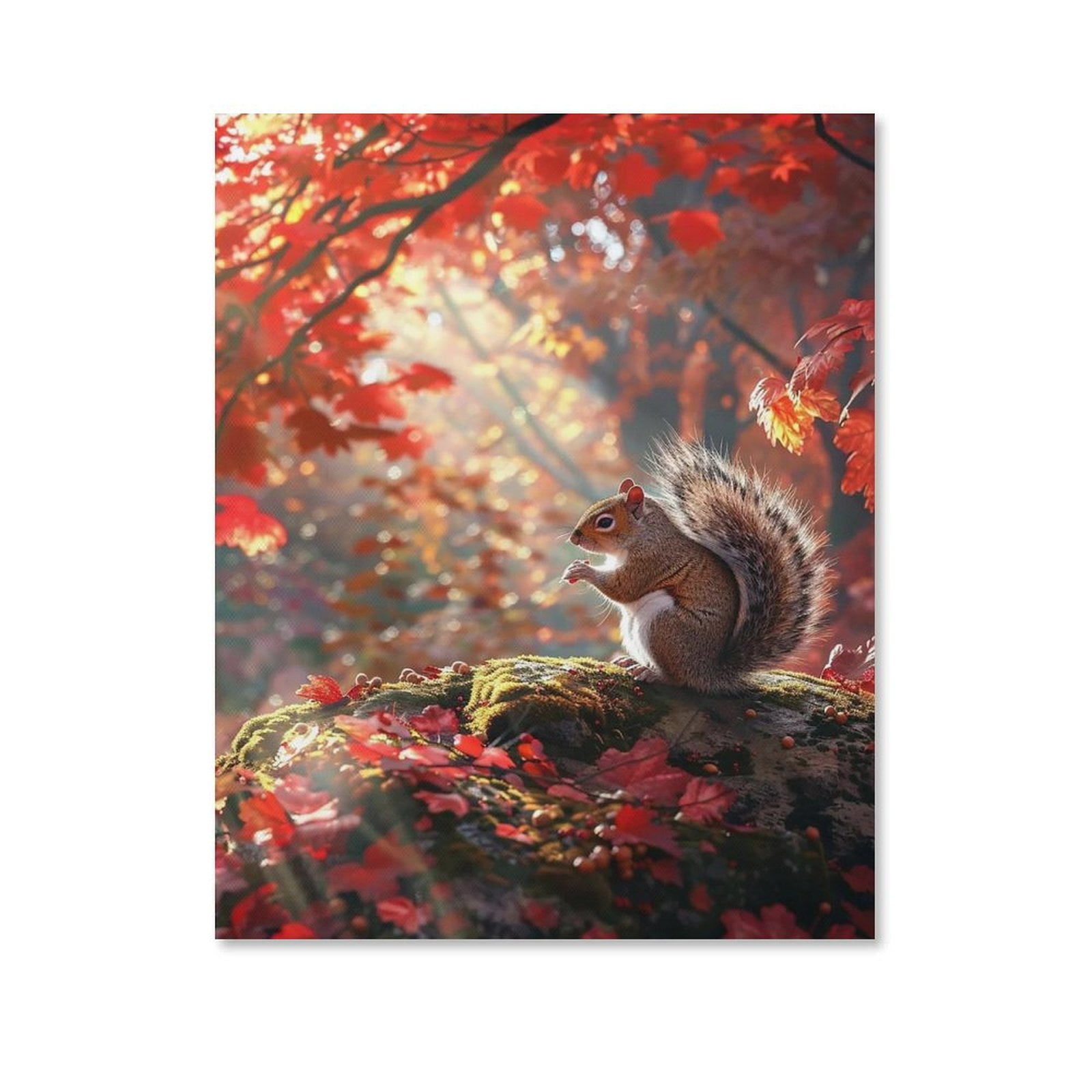Strange Squirrel ,Animals Art Poster Canvas- Perfect for Wall ...