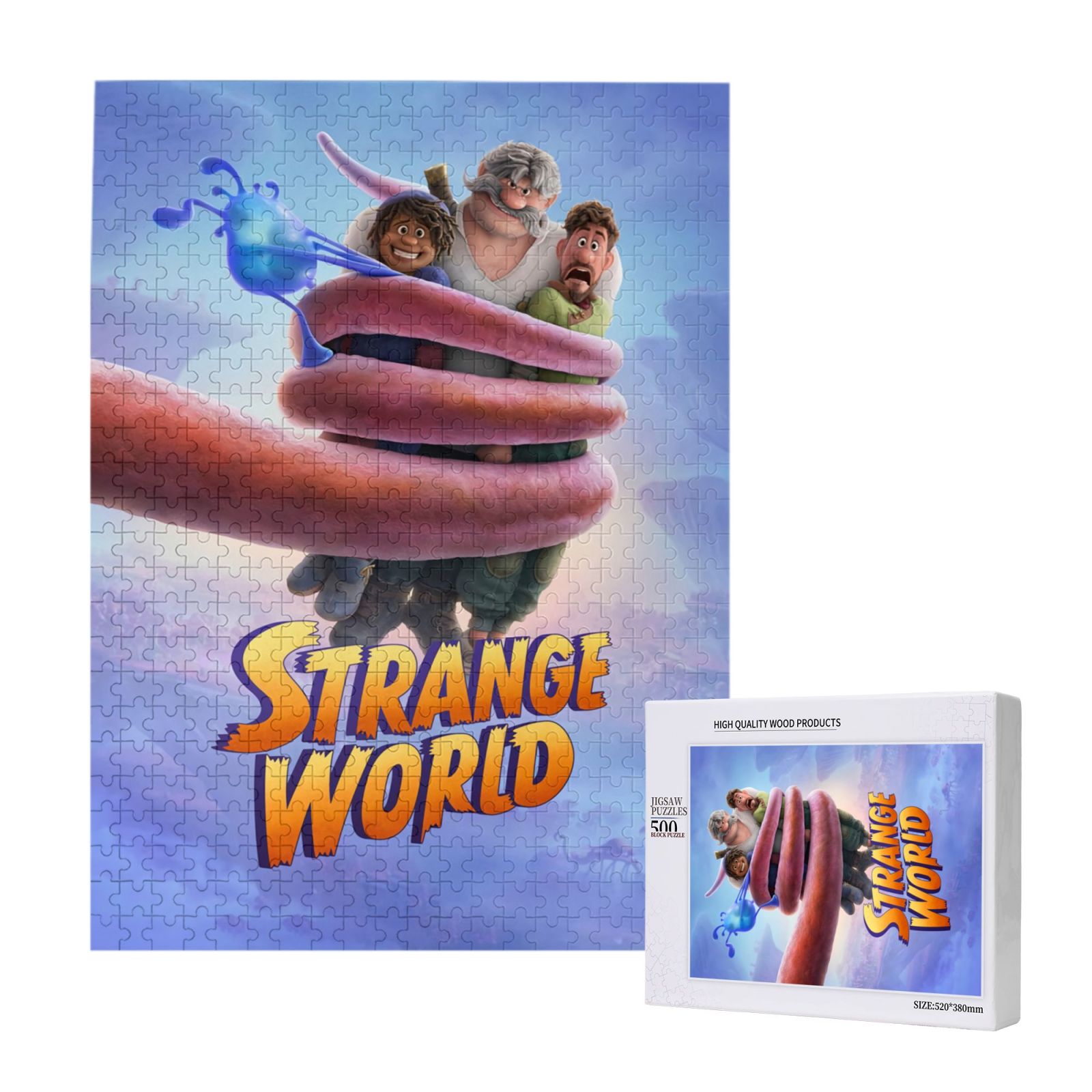 Strange World Jigsaw Puzzle 300 500 1000 Piece Colorful Puzzles Gifts ...