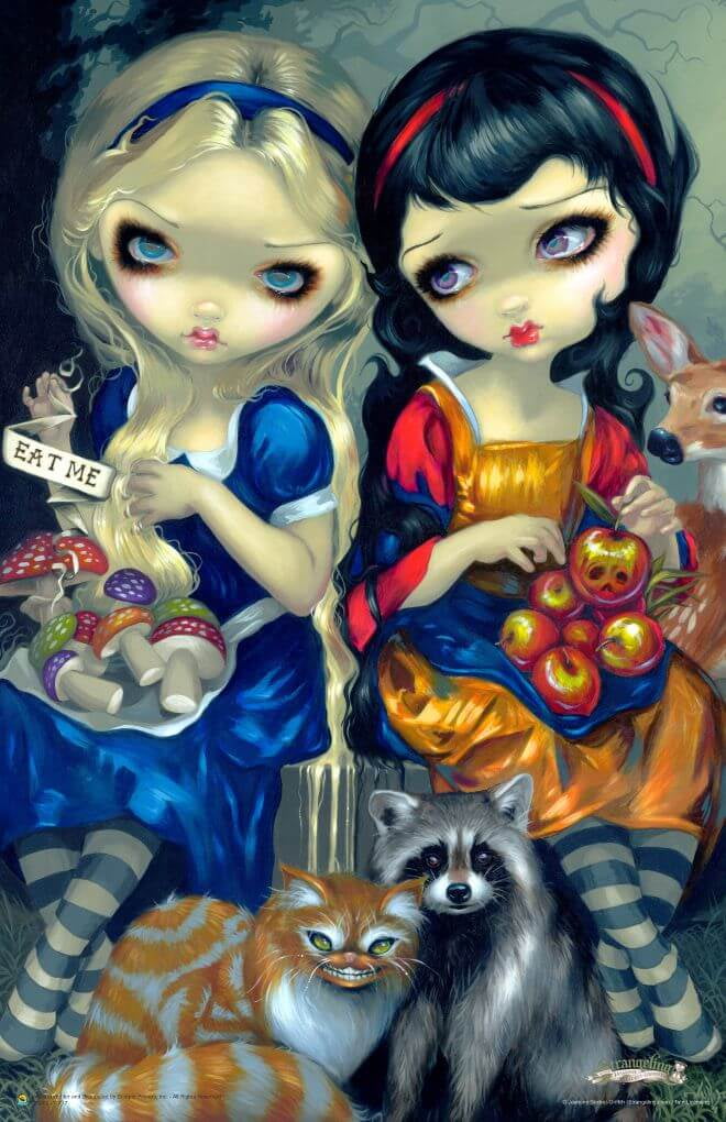 Strangeling - Alice & Snow White Mini Poster 11" x 17" - Walmart.com