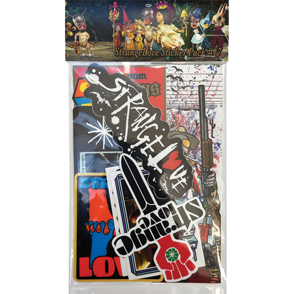 Strangelove 14 Pack Assorted Sticker Pack - Walmart.com
