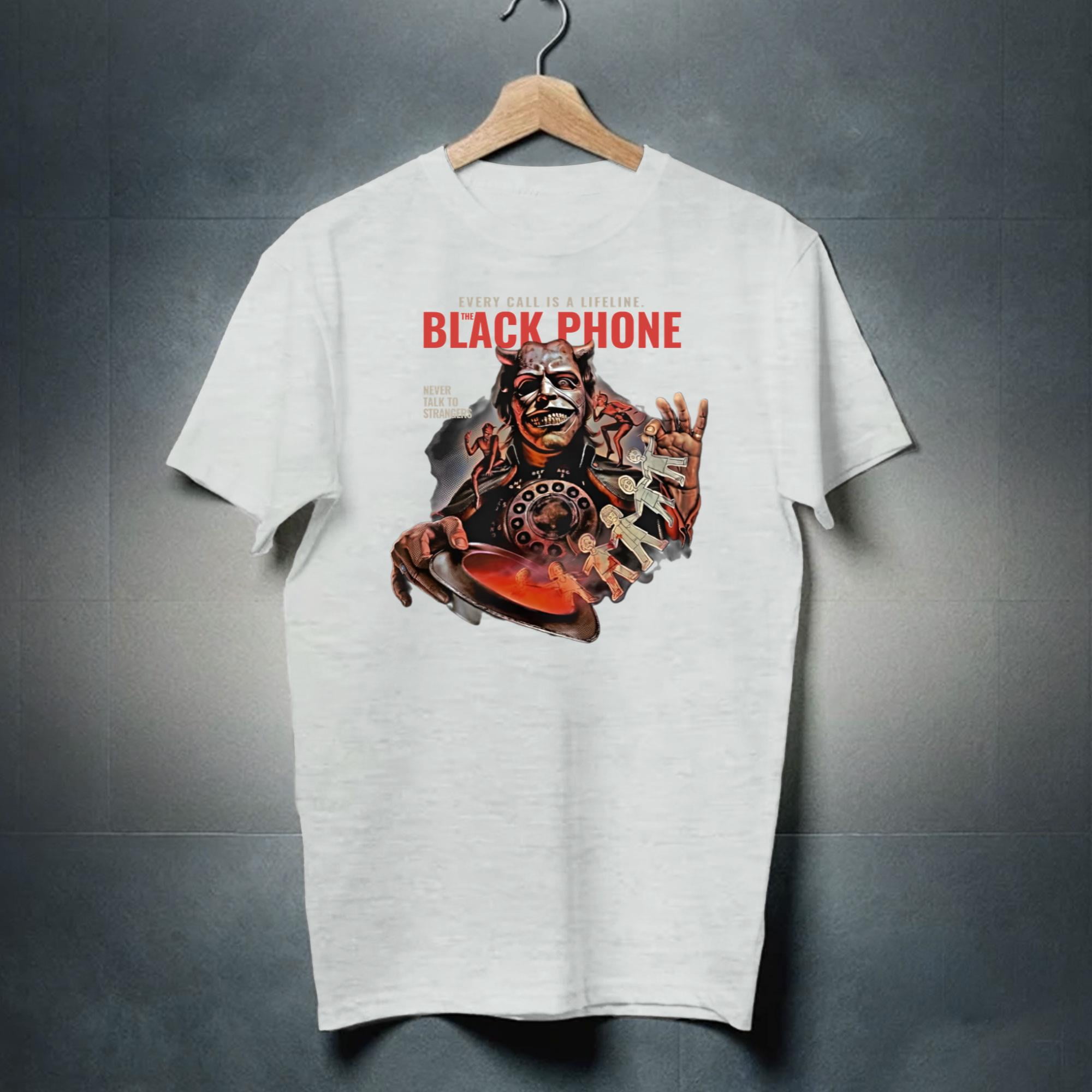 Stranger Danger Horror Shirt – Creepy Mask Graphic Tee New Instock ...