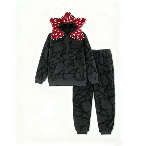 Stranger Flower Things Demogorgon Flower Pajamas Two Piece Set ...