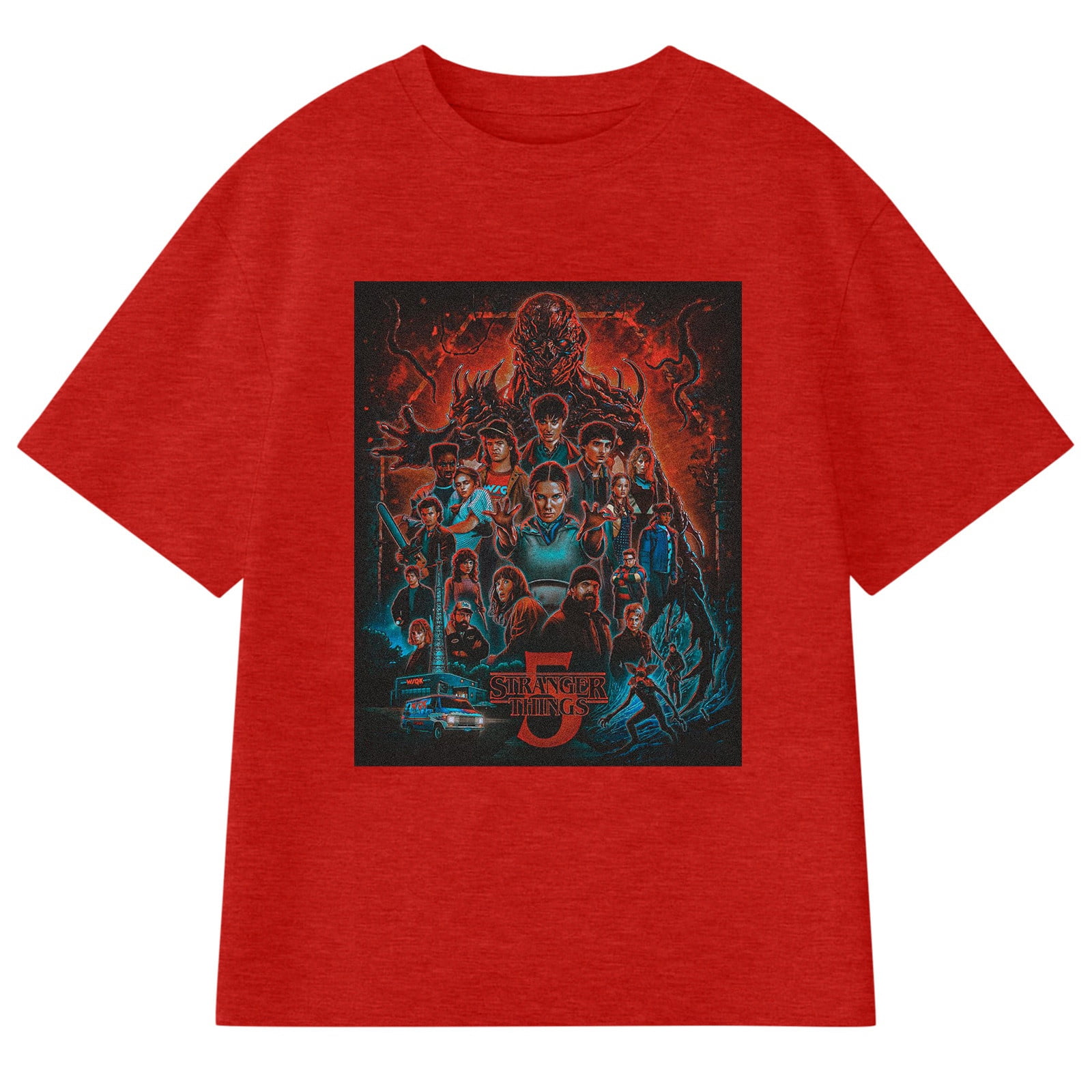 Stranger Flower Things Demogorgon Retro Video Game Demogorgon Graphic ...