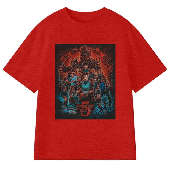 Stranger Flower Things Demogorgon Retro Video Game Demogorgon Graphic ...