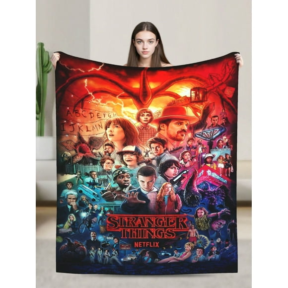 Stranger Things Throw Blanket
