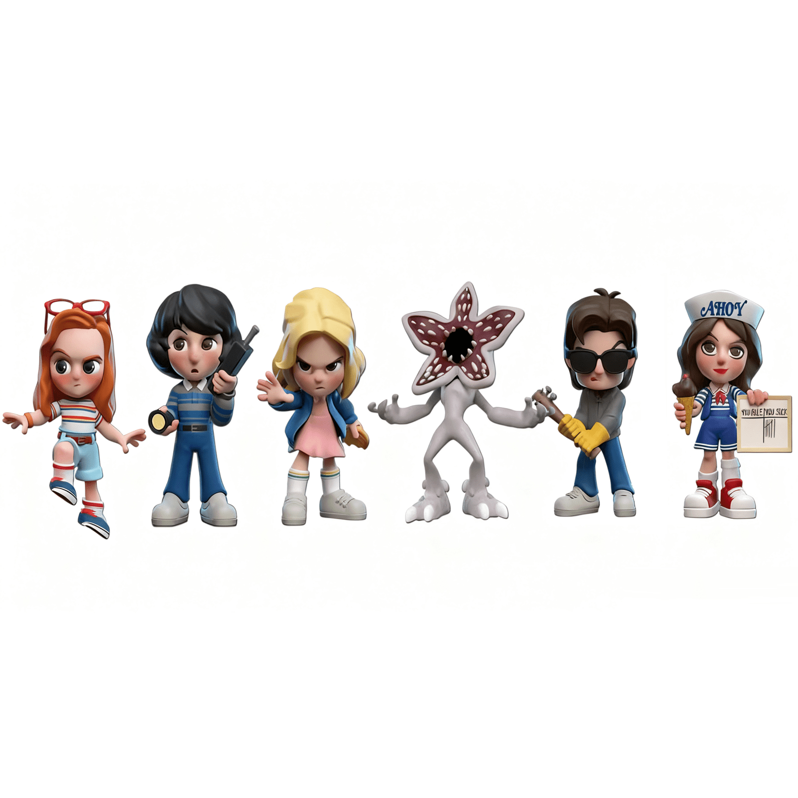 Stranger Th-ings Figures! TV: Stranger Th-ings - 3.53"Collectable Vinyl ...
