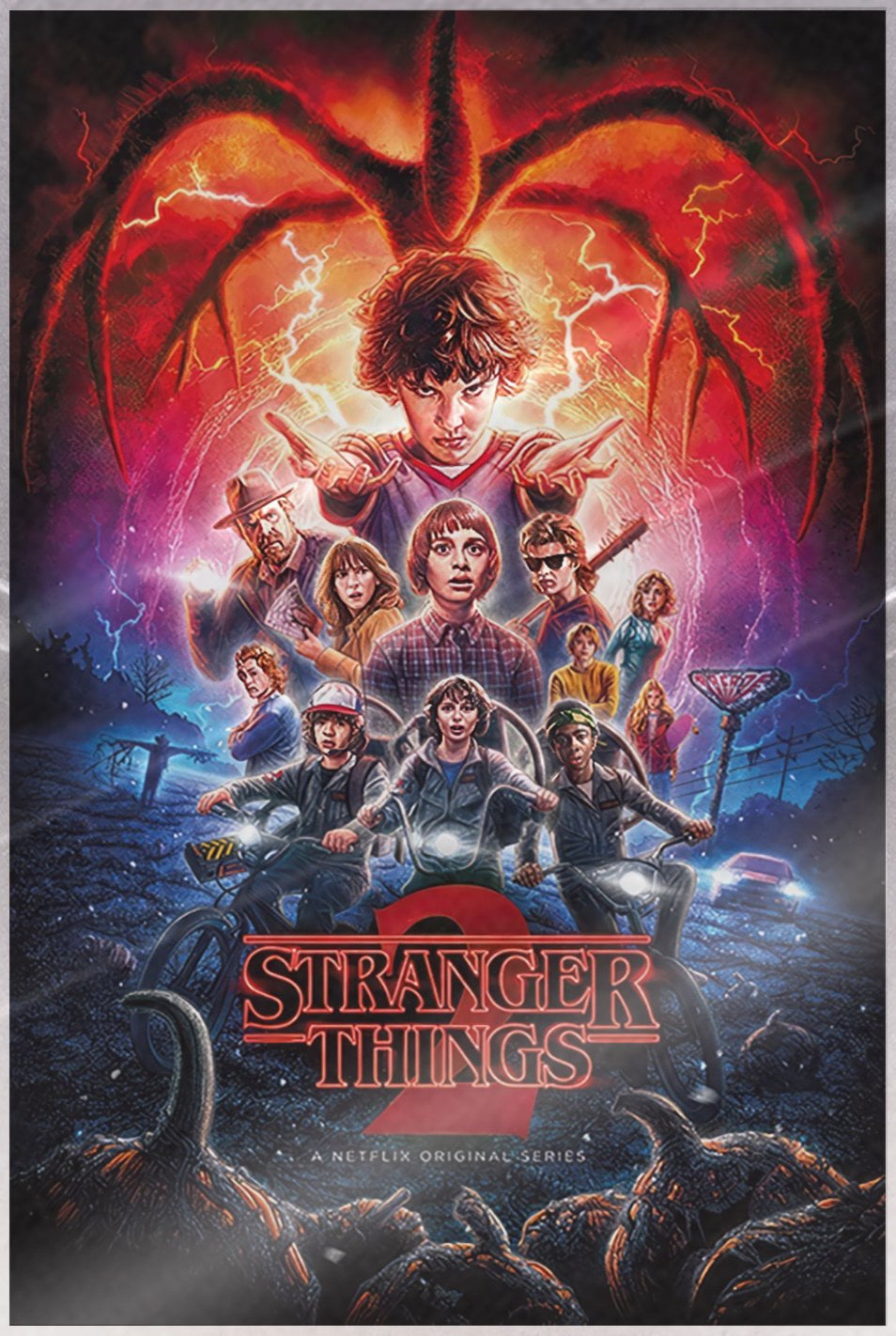 Stranger Things 2 - TV Show Poster (Season 2 - Regular Style - Key Art ...
