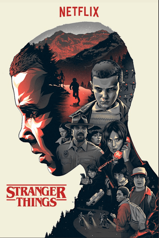 Stranger Things 2016 Poster 24x36 - Netflix Sci-Fi Horror Mystery 80s ...