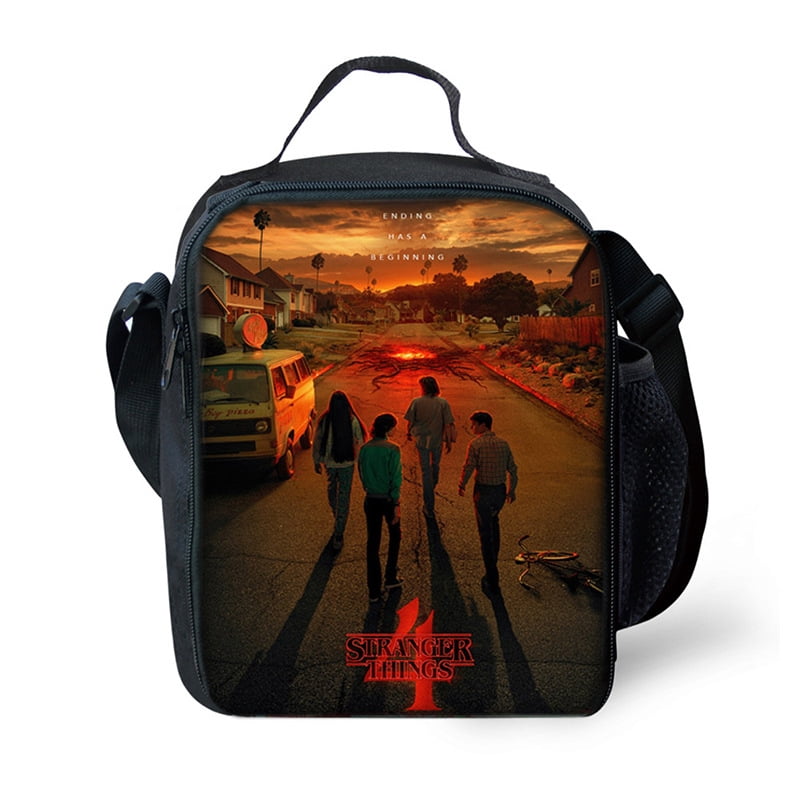 Stranger_Things 4 Lunch Bag Elementary School Picnic Ice Bag - Walmart.com