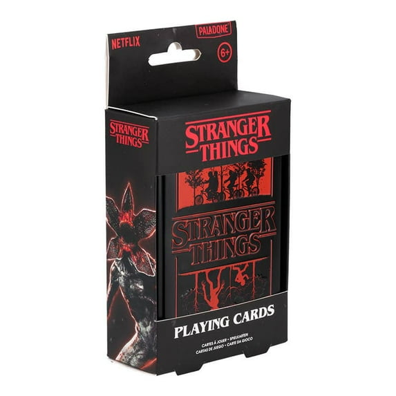 Paladone, Stranger Things 5 Playing Cards Gift Set, Collectible Tin ...
