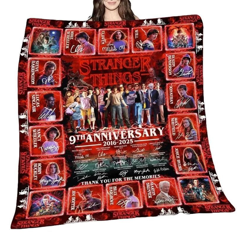 Stranger Things Throw Blanket