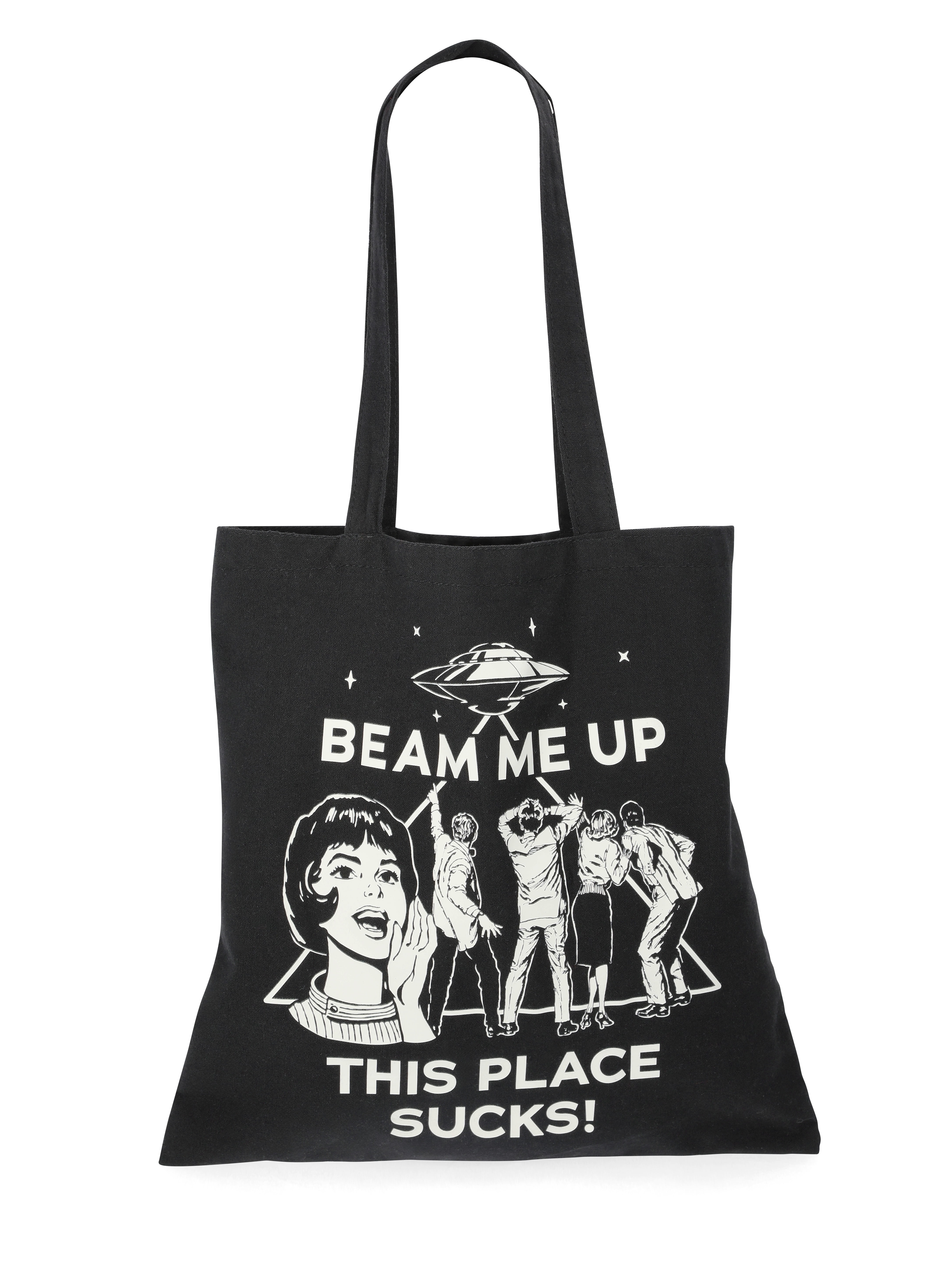 Netflix Stranger Things Black Canvas Tote Bag from No Boundaries, One ...
