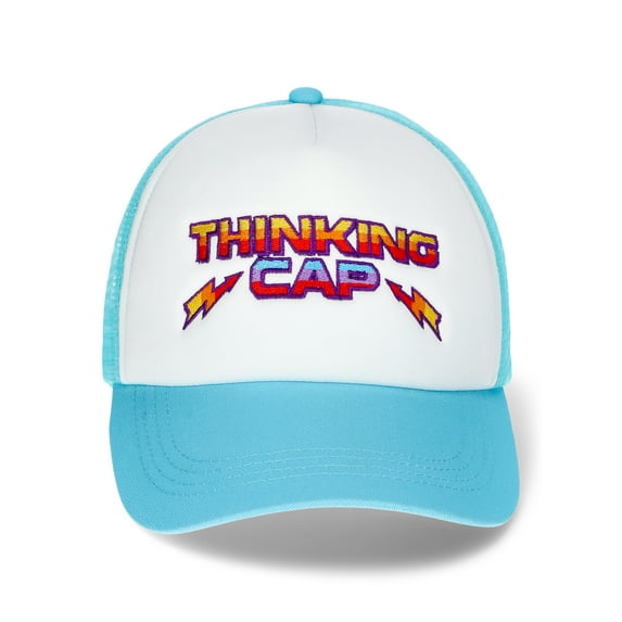 Stranger Things Boys Thinking Cap Baseball Cap Blue - Walmart.com