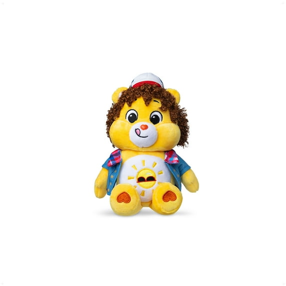 Care Bears x Stranger Things Fun Size Plush - Funshine Bear as Dustin ...