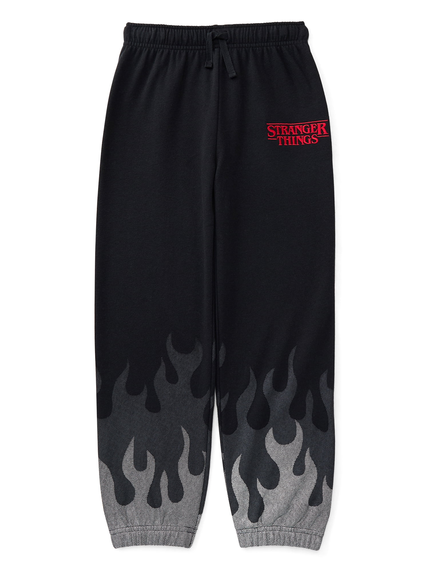 Netflix Stranger Things Girls Metallic Fleece Jogger Pants, Sizes 4-16 ...