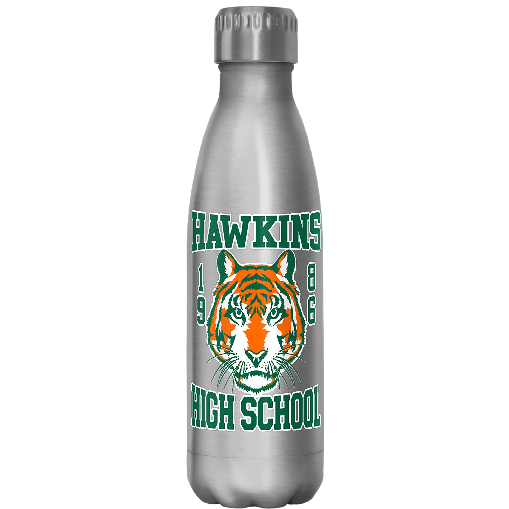 Netflix Stranger Things Hawkins High School Logo Stainless Steel Water ...