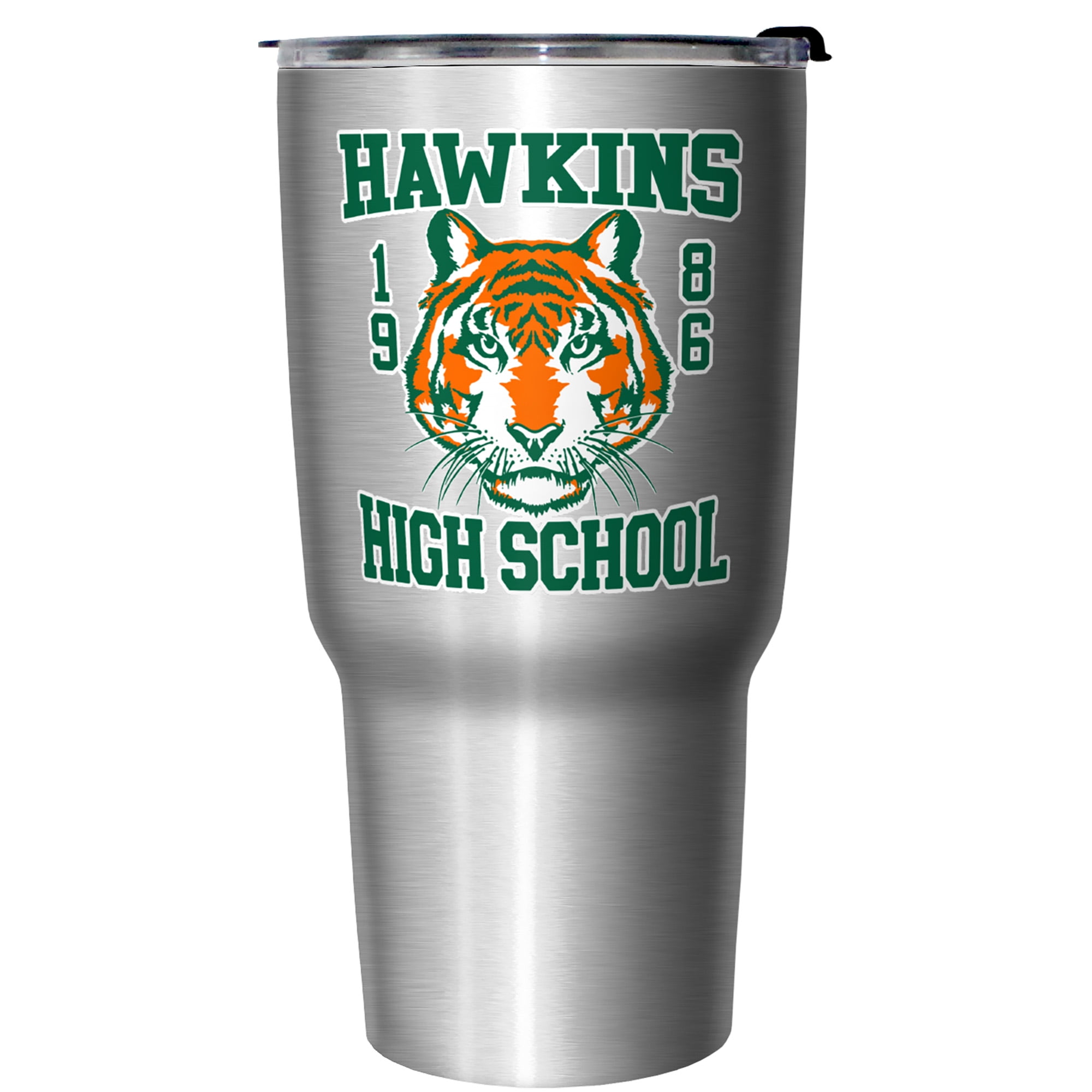 Netflix Stranger Things Hawkins High School Tiger Mascot Stainless ...