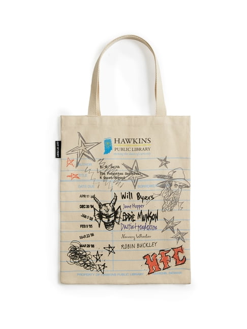 Stranger Things: Hawkins Public Library Tote Bag, (Hardcover) - Walmart.com