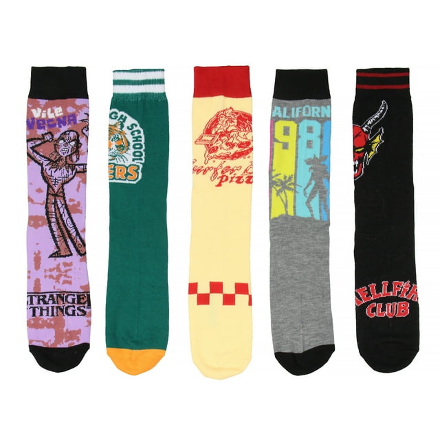 Stranger Things Hellfire Club Hawkins High School Adult Men's Crew ...