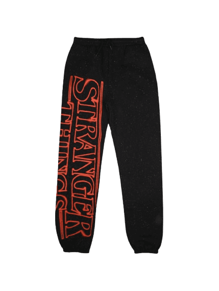 Stranger Things Logo Adult Black Sweatpants-Large - Walmart.com