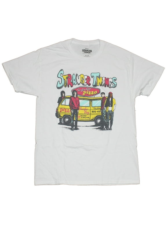 Stranger Things Surfer Boy Pizza Shirt