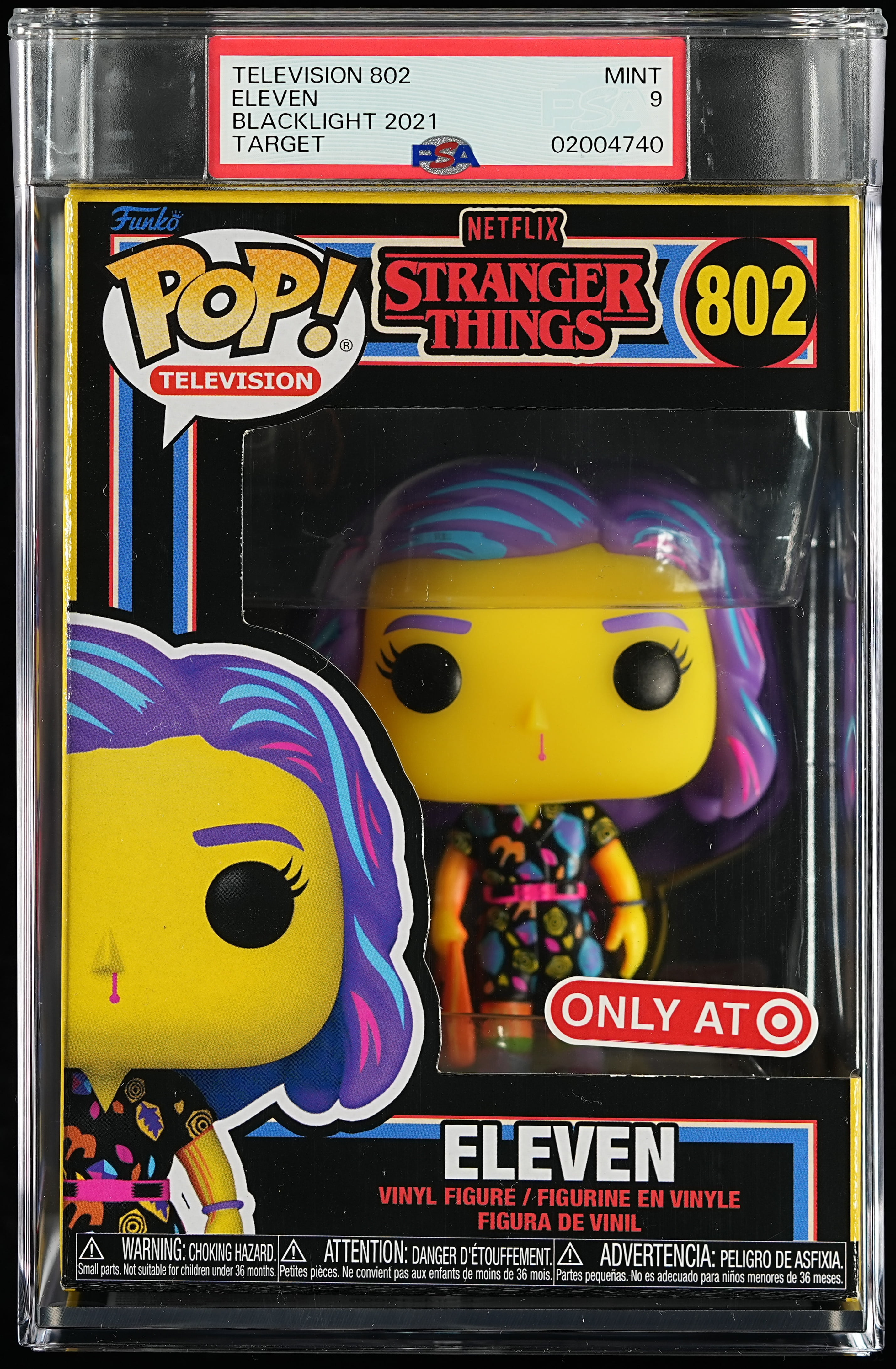 Stranger Things, PSA Graded 9 MINT, Eleven Collectible Vinyl Figure ...