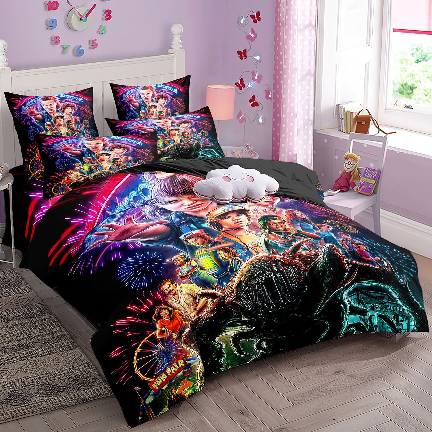 Stranger Things Quilt Set 3-piece 3D printed cartoon anime bed ...