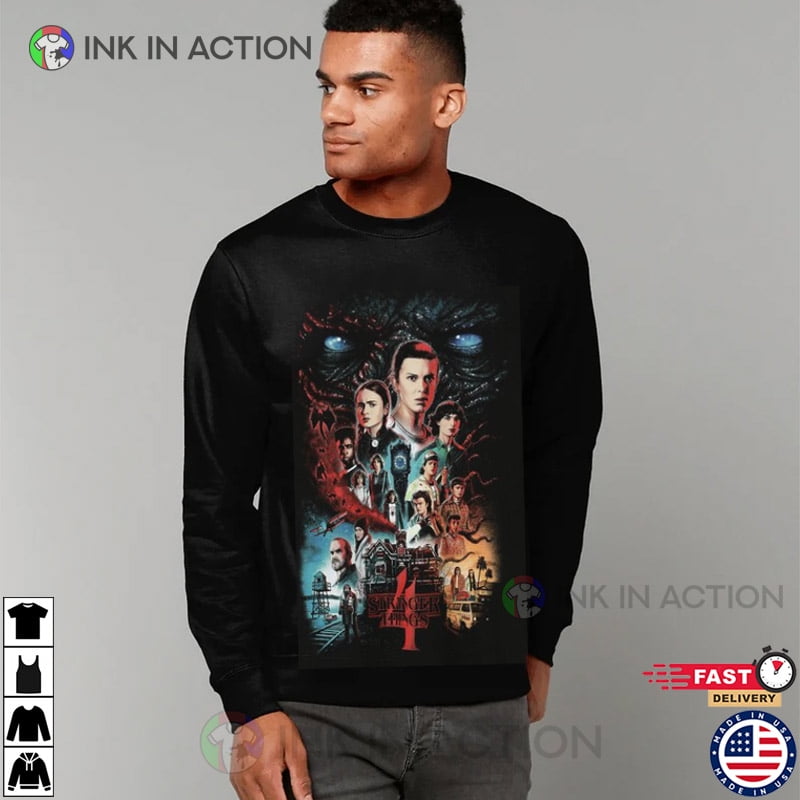 Stranger Things Season 4 Fanart Horror Movie, Stranger Things Merch ...
