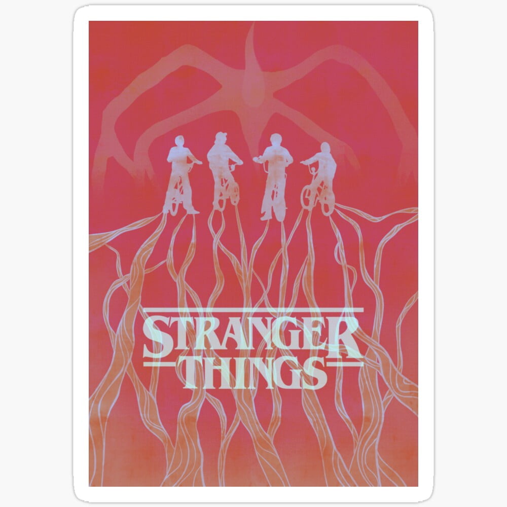 Stranger Things Sticker Phone Decal Water Bottle Stickers Car Decals ...