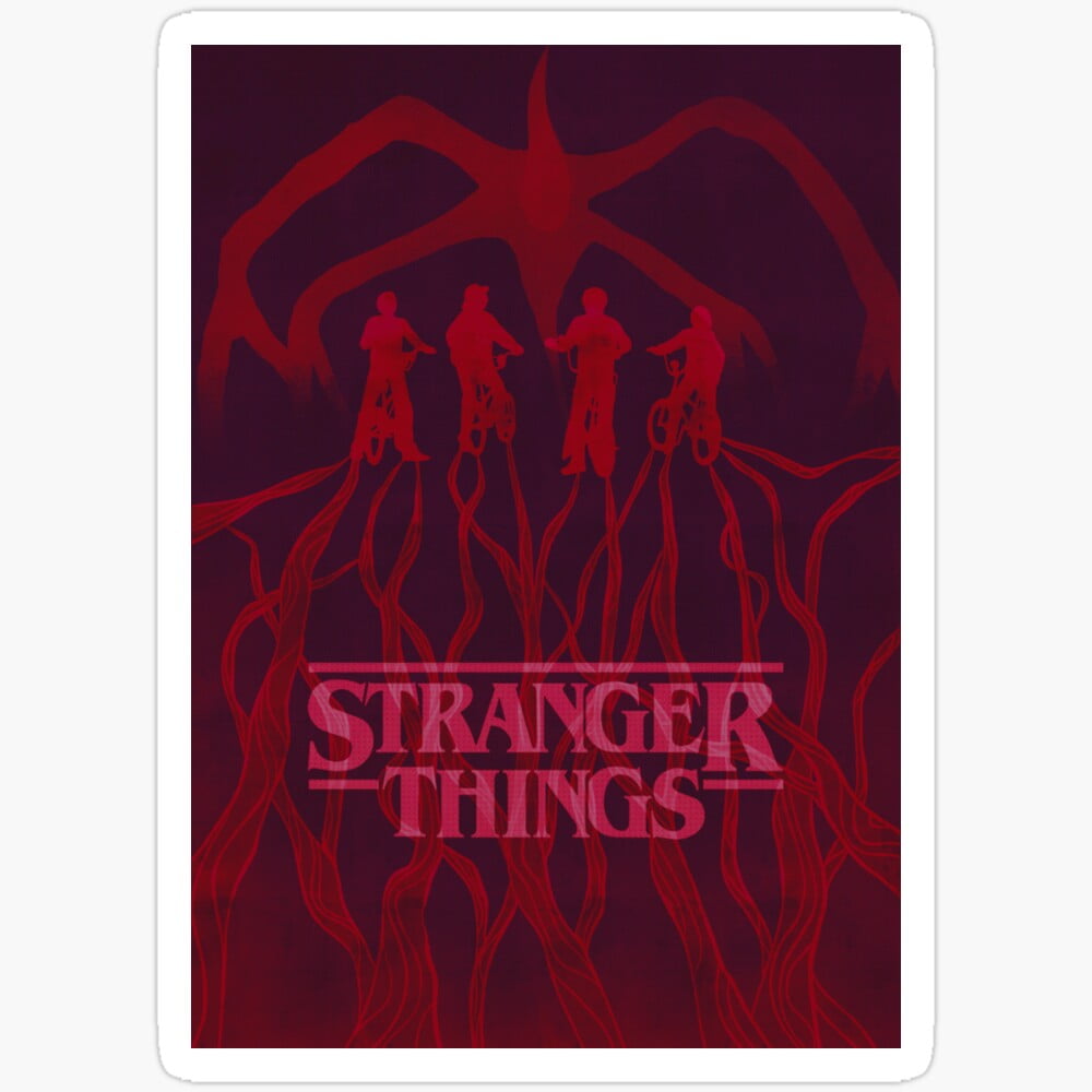 Stranger Things Sticker Phone Decal Water Bottle Stickers Car Decals ...