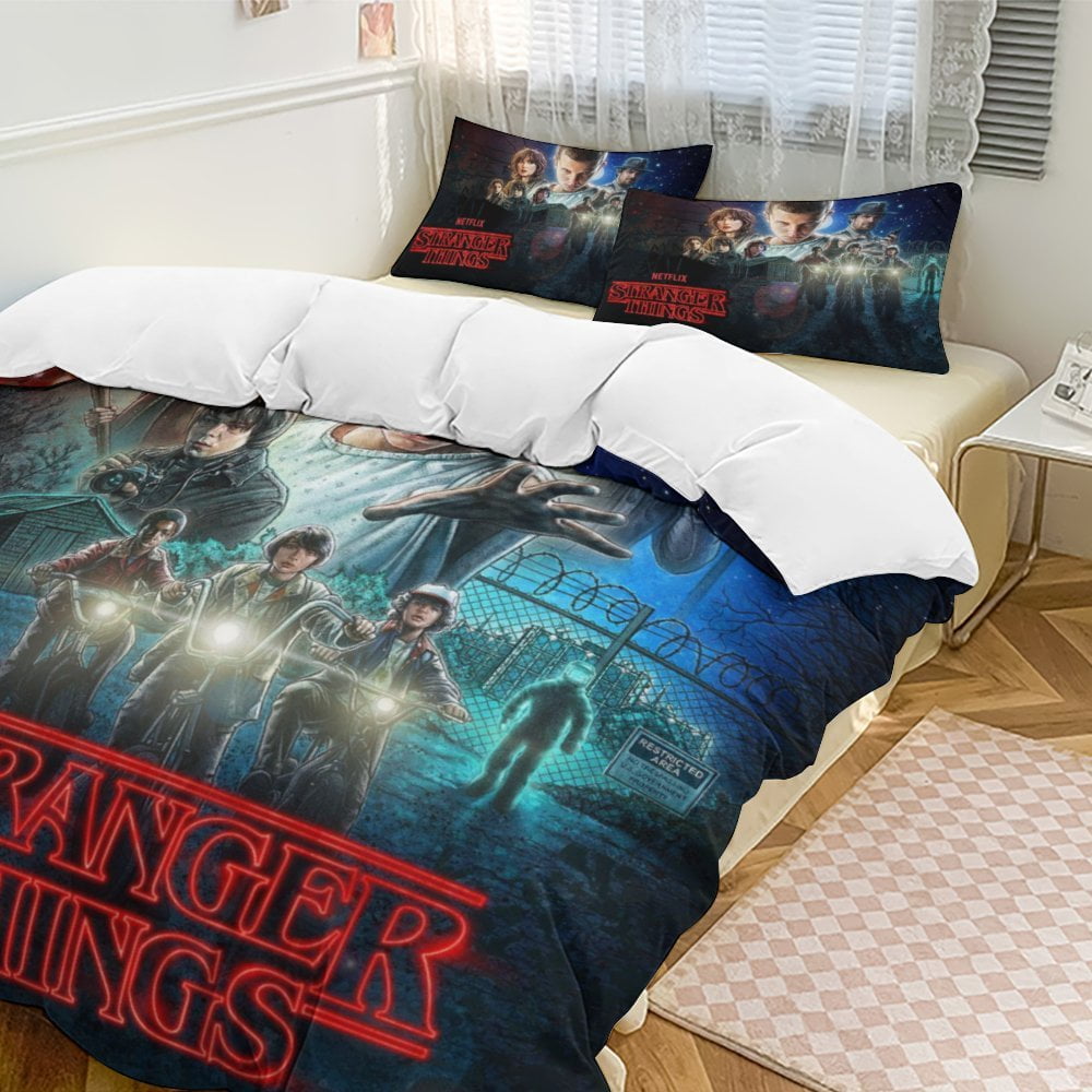 Stranger Things Stranger Things 3-Piece Bedding Set Soft Warm And ...