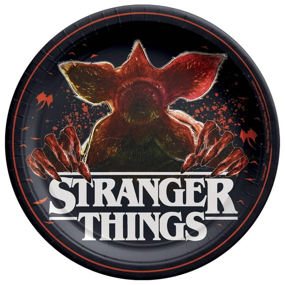 Stranger Things The Upside Down 9" Round Plates, 8ct - Walmart.com