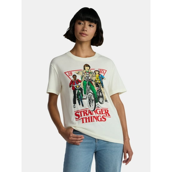 Netflix Stranger Things Girls Graphic Tee with Long Sleeves, Sizes 4-16 - Walmart.com